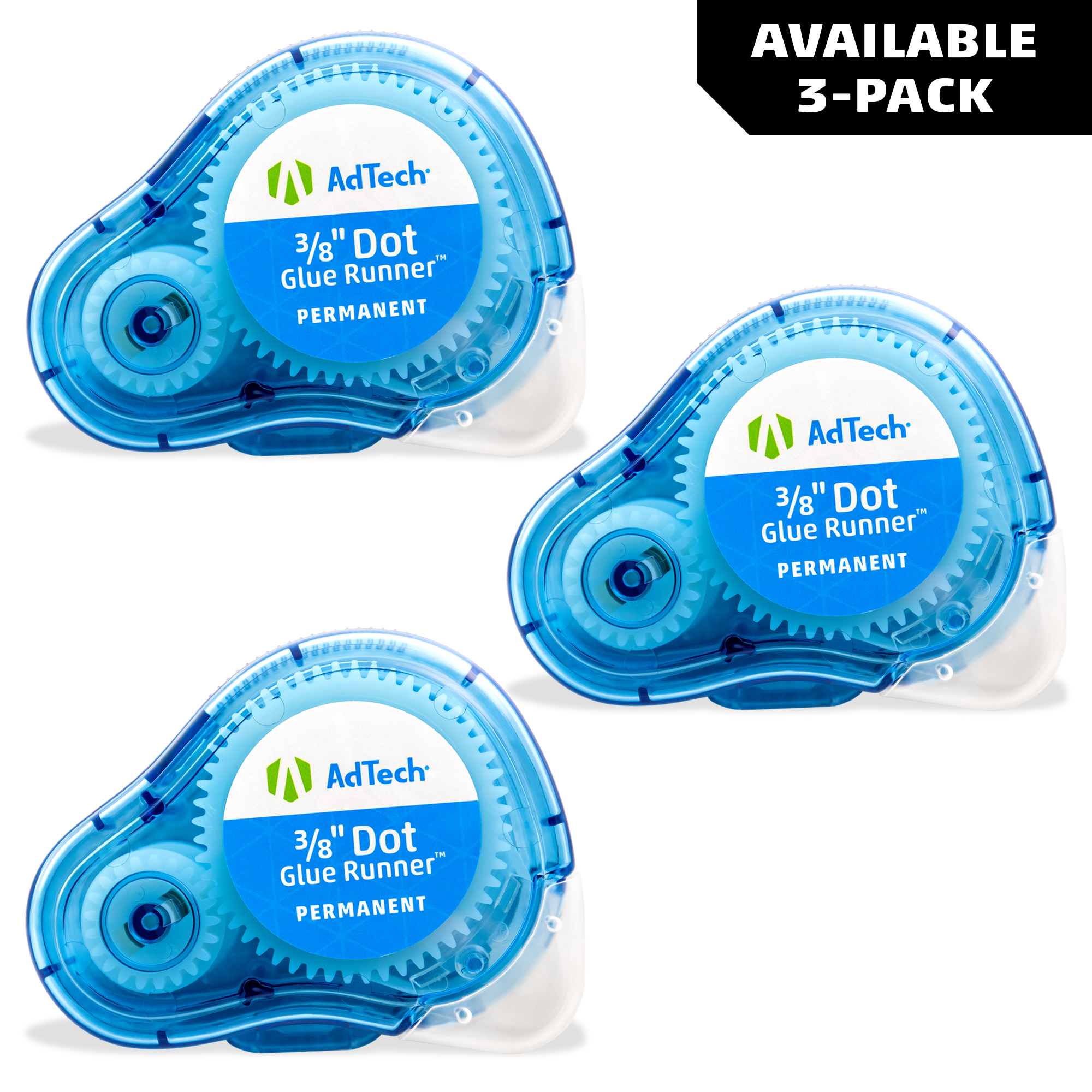 3/8-in Dot Glue Runner—Permanent (#5612) - Adhesive Technologies